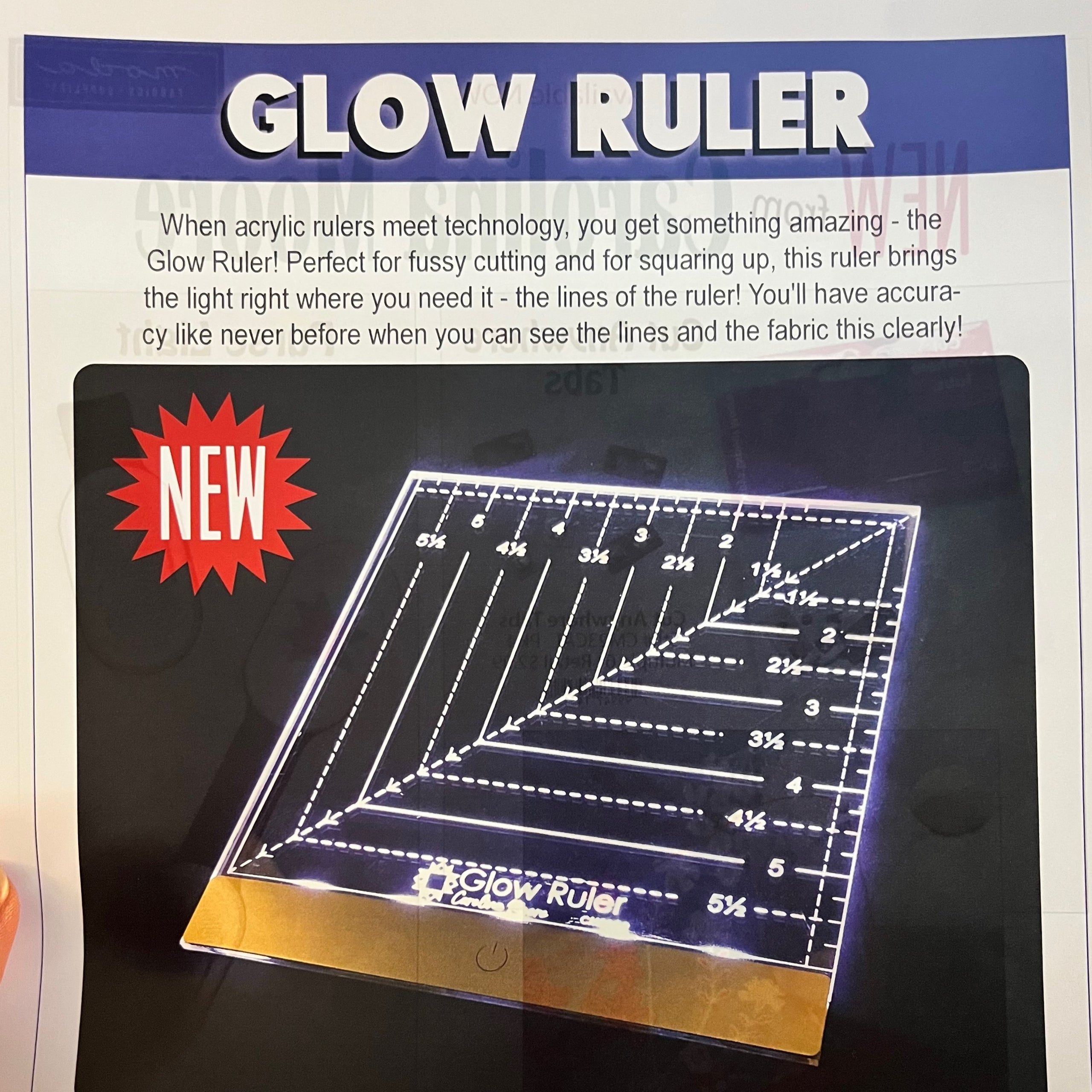 Glow Ruler-Pre-order-Available late February 2024