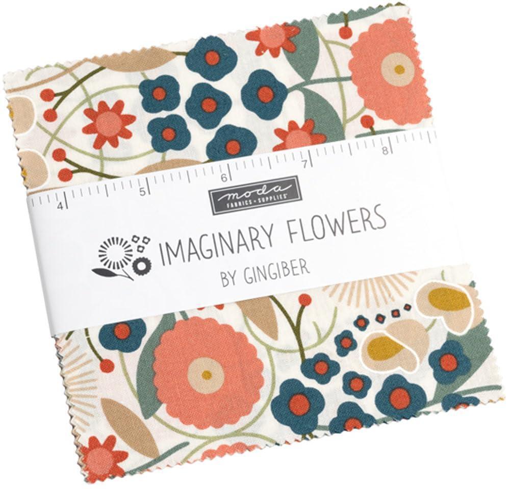 Moda Fabrics Imaginary Flowers Charm Pack by Gingiber